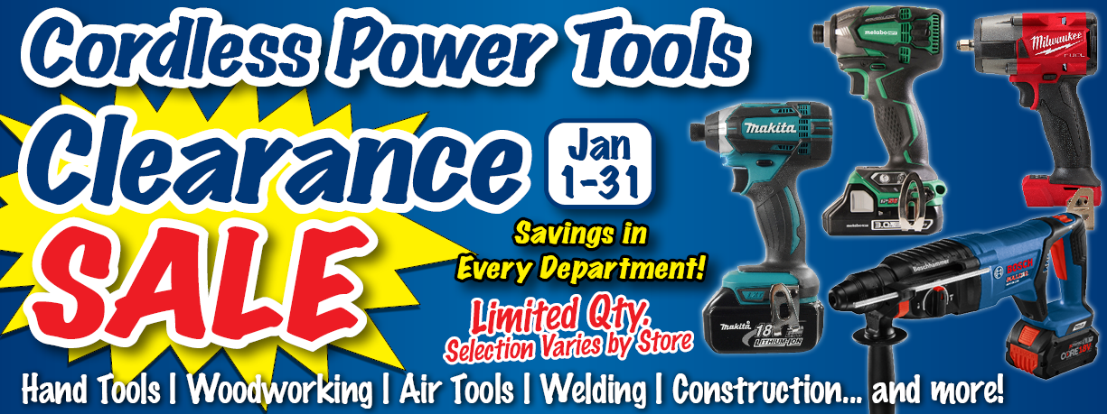 Flyer Sale Cordless Power Tools - Flyer Sale