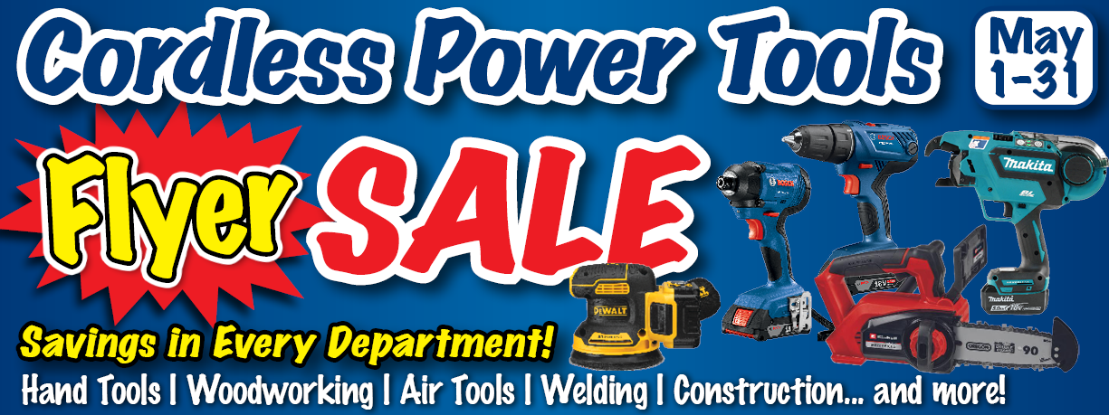 Flyer Sale Cordless Power Tools - Flyer Sale