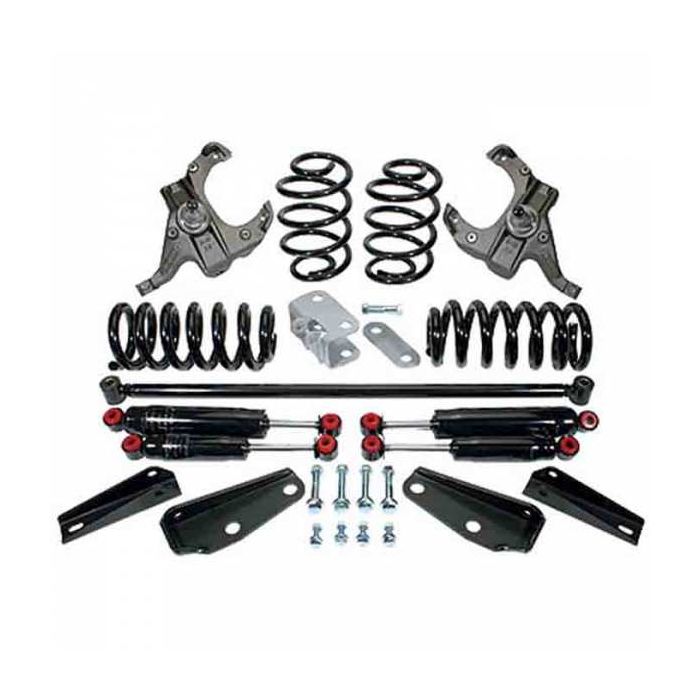 CPP 1971-72 GM PU 3"front/5"rear drop kit w/spindles and shocks