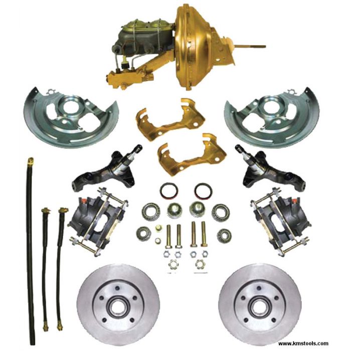 A/F/X Body Front Disc Brake Conversion Kit - 2" drop