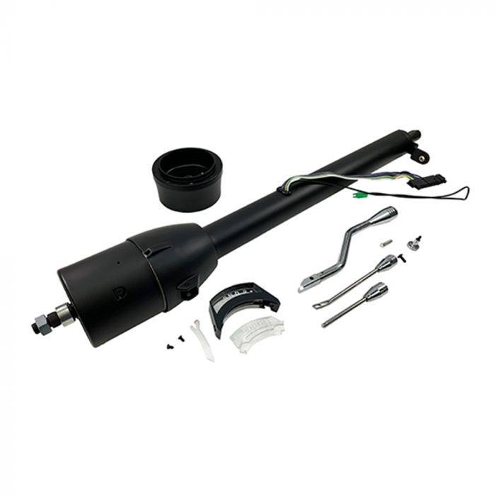 Performance World 32" Universal Stainless Steel Black Coated Steering ...