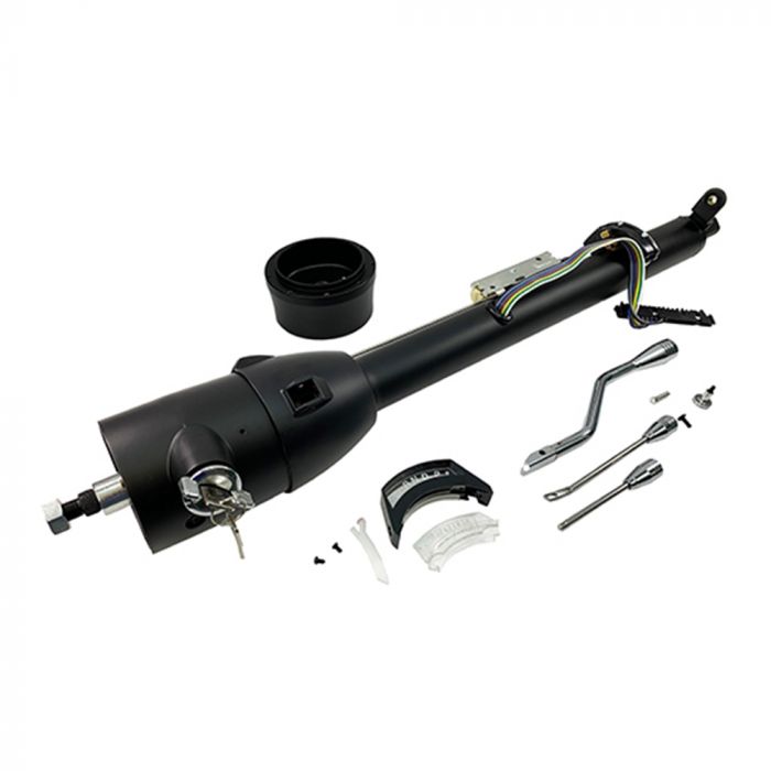 Performance World 32" Universal Black Coated Stainless Steel Steering ...