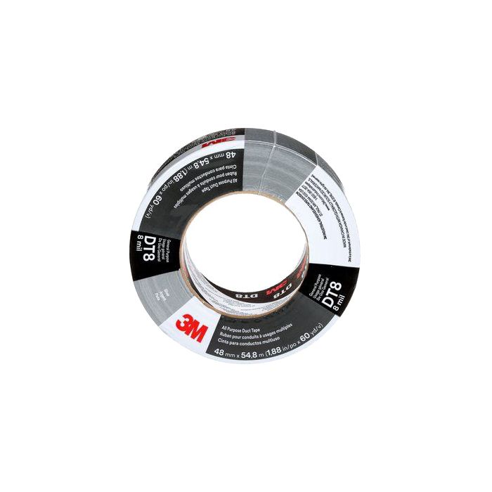 3M DT8 Black Duct Tape - 48 mm x 54.8m