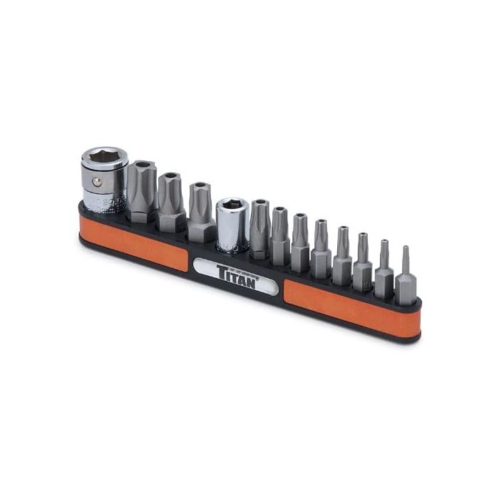 Titan 13pc Impact Torx Plus Bit Set