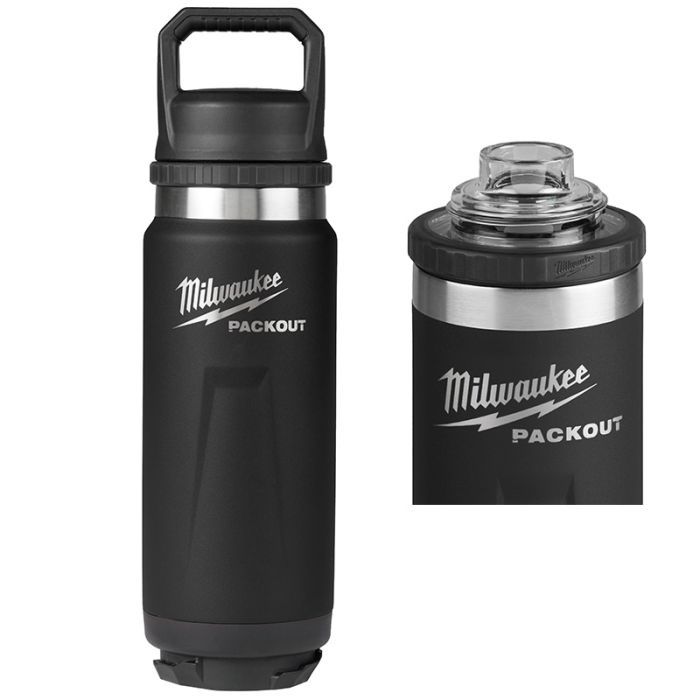 Milwaukee PACKOUT 24oz Insulated Bottle with Chug Lid