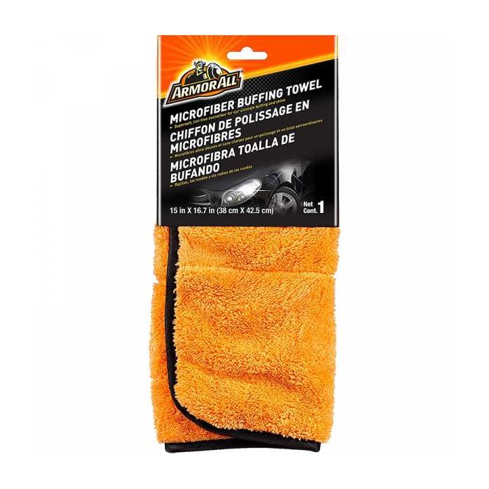 Armor All Orange Microfiber Buffing Towel