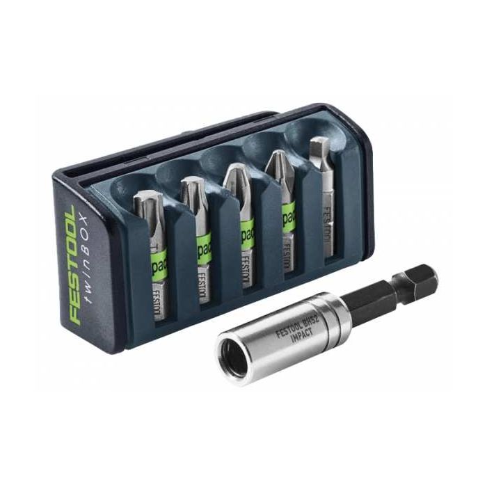 Festool 5pc Impact Driver Bit Set w/Magnetic Bit Holder