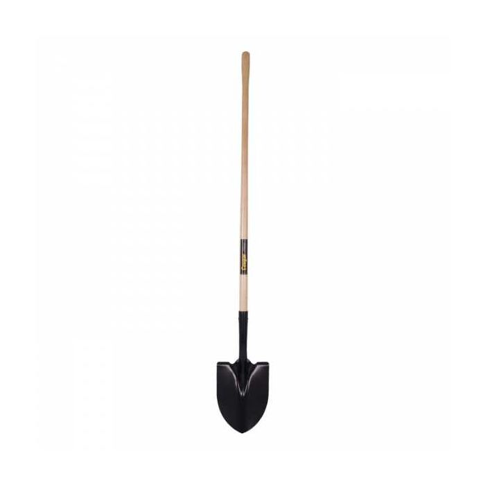 Garant Round Point Shovel with Long Wood Handle