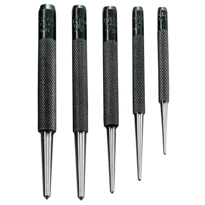 General Tools 5pc Center Punch Set