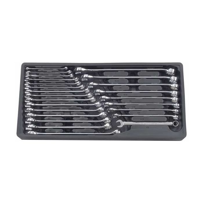 GearWrench 24pc 12 Point Long Pattern Combination Wrench Set - SAE/Metric