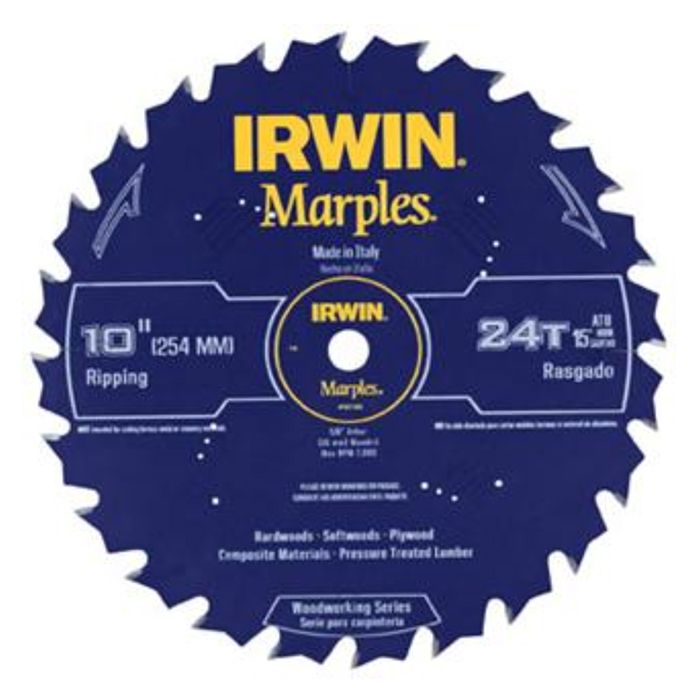 Irwin Marples 10" 24T Ripping Blade