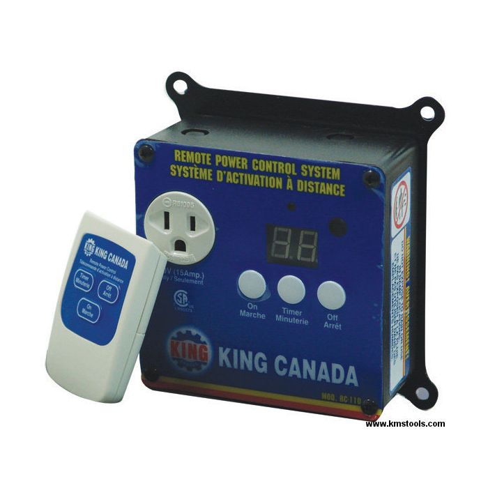 King Canada Dust Collector Remote Control System King Canada Dust Collector Remote Control System