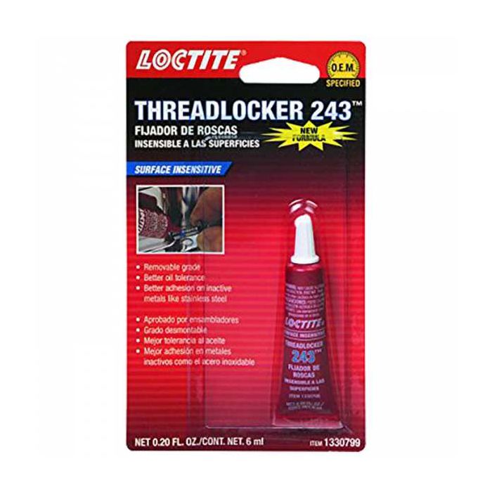 Loctite Threadlocker 243 - Medium - 6 ml