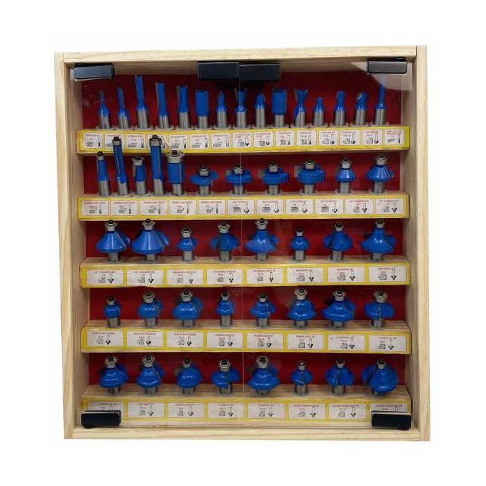 Magnum 50pc 1/4" Shank Router Bit Set