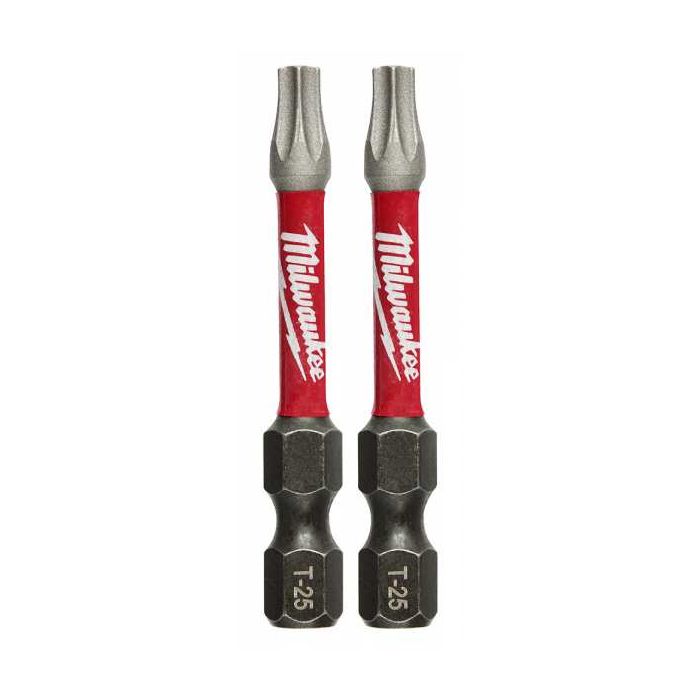 Milwaukee 2 in. Torx T25 SHOCKWAVE Impact Power Bit - 2 Pack
