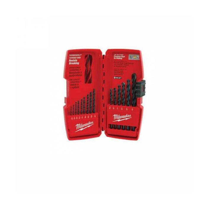 Milwaukee Thunderbolt Black Oxide Drill Bit Set - 14 Piece