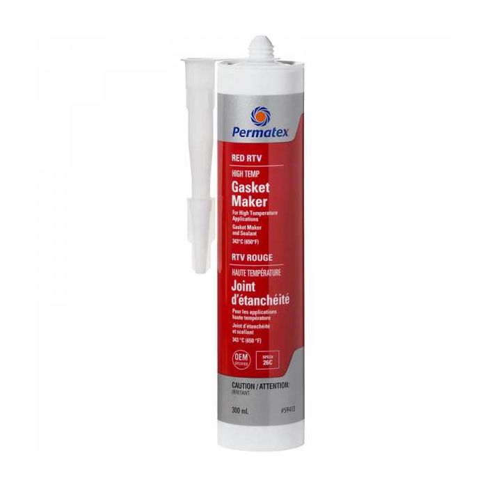 Permatex High-Temp Red RTV Silicone Gasket Maker - 300ml