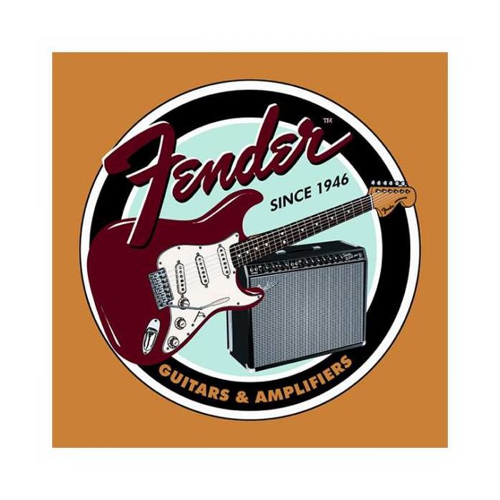 Fender Guitars & Amplifiers Tin Sign