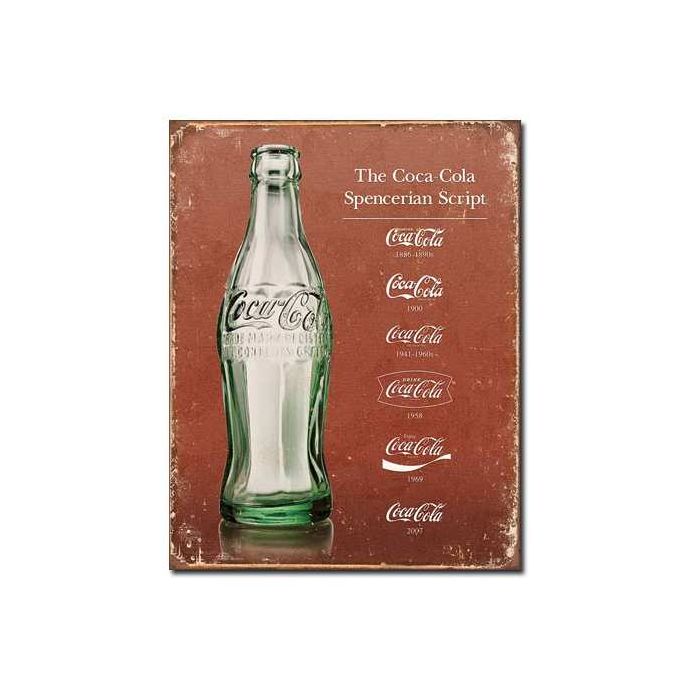 Coca-Cola Script Tin Sign