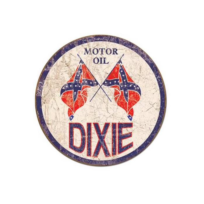 Dixie Gas Tin Sign