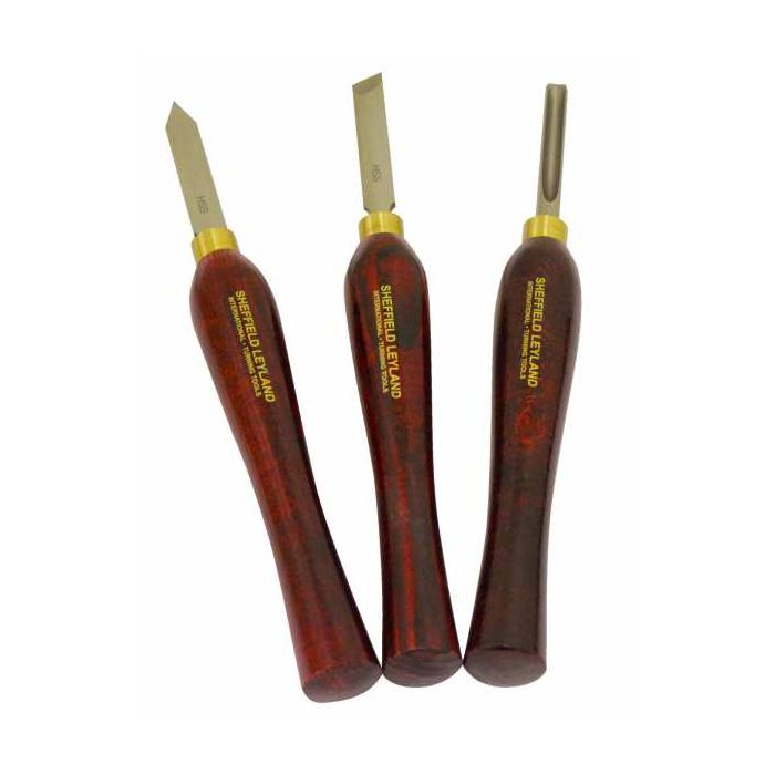 Sheffield Leyland 3pc Pen Turning Tool Set