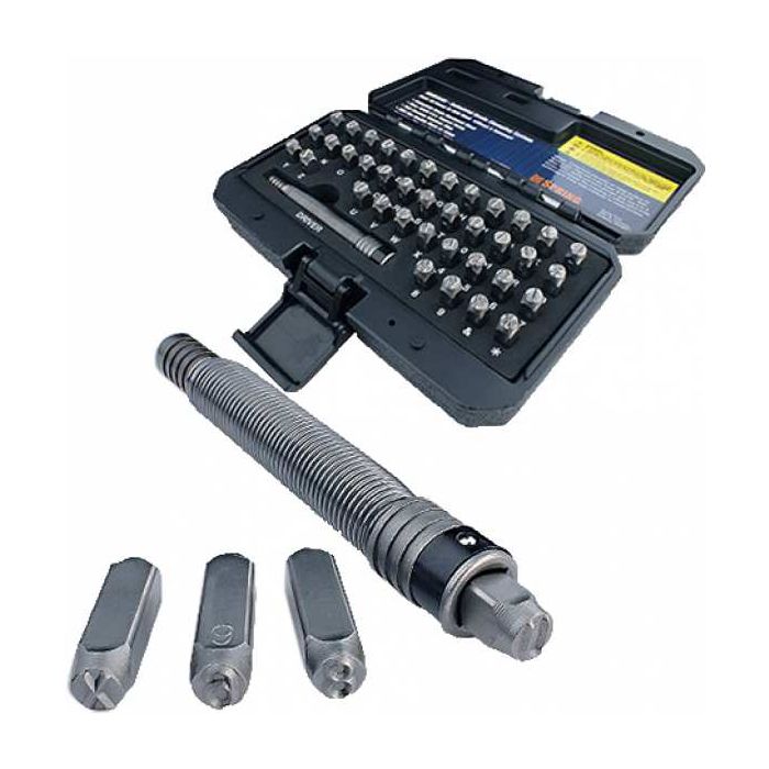 Spring Tools 39 Piece 1/4" Number and Letter Punch Set