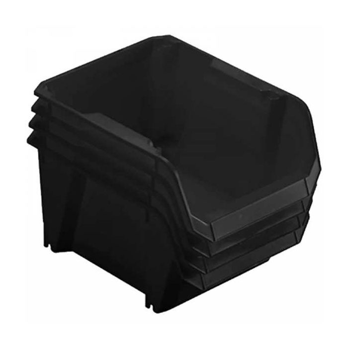 Stanley 4pk Large Stackable Part Bins - Black