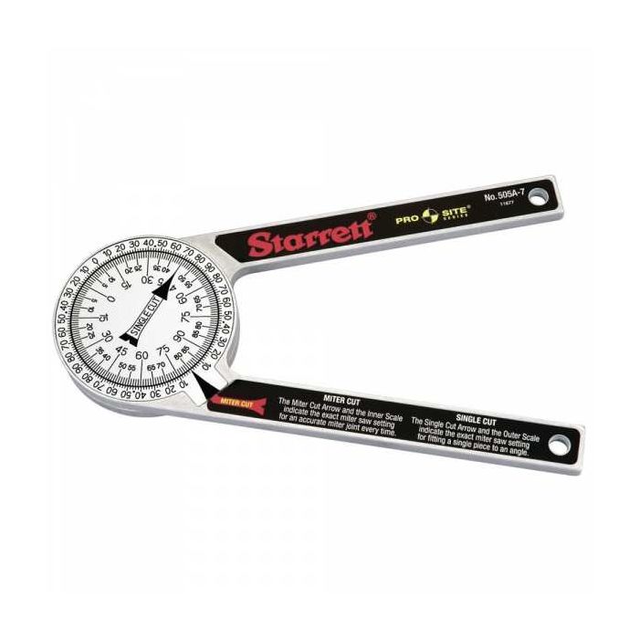 Starrett 7" Pro Site Protractor
