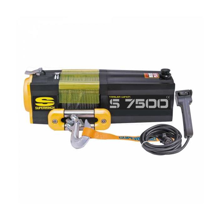 Superwinch 12V 5/16" x 54' Steel Rope Winch - 7500 lbs