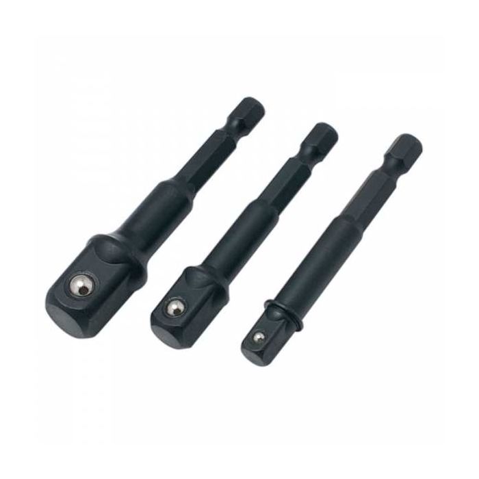 Titan 3pc 1/4" Hex to Square Drive Adapter Set