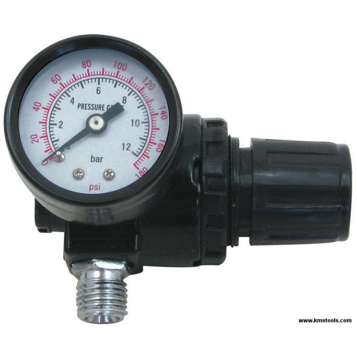 Vaper 1/4" Locking Air Regulator with Gauge