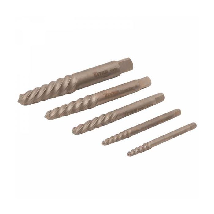Titan 5pc Screw Extractor Set
