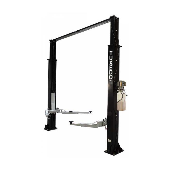 Tuxedo 2 Post Asymmetric Lift - Clear Floor