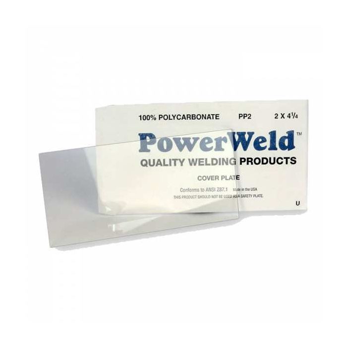 PowerWeld 2x4 .25 Clear Plastic Lenses