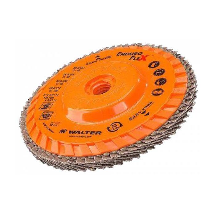 Walter Enduro-Flex 5" Flap Discs - 120 Grit
