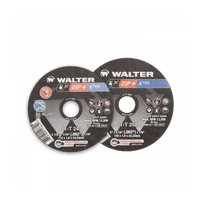 Walter ZIP+ XTRA 5" Cut-Off Wheel