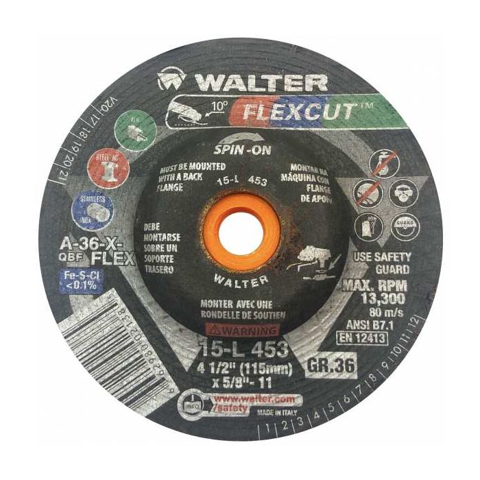 Walter FLEXCUT 5" Blending Disc - 36 Grit