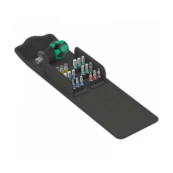 Wera Kraftform Kompakt Stubby 19pc Multi-Bit Screwdriver Set