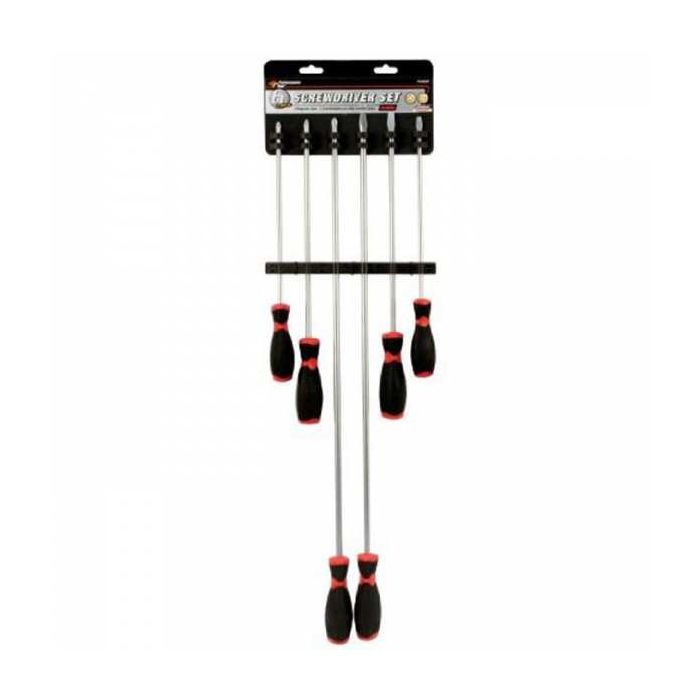 Performance Tool 6pc Jumbo Screwdriver Set