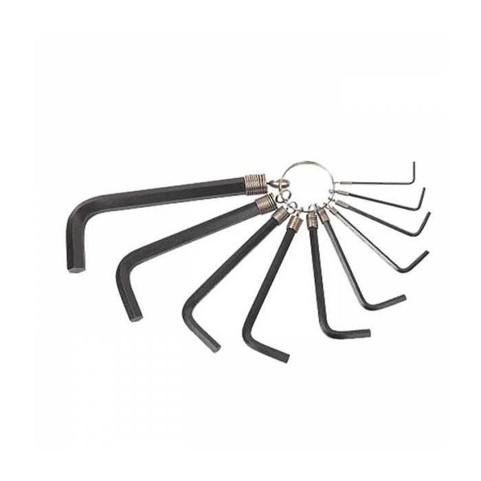 Workpro 10pc Hex Key Set with Ring - Metric