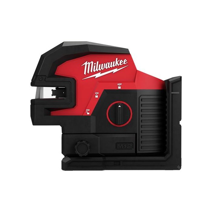 Milwaukee M12 Green Laser – Cross Line & 4-Points