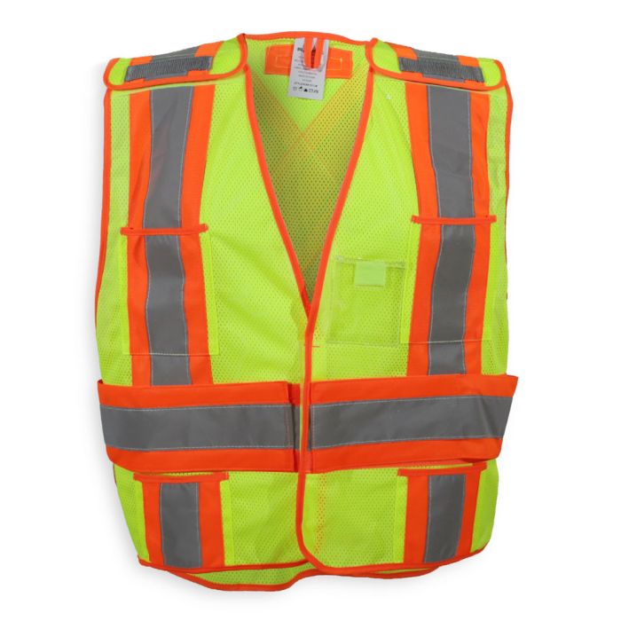 Big K Clothing Lime Green Reflective Vest