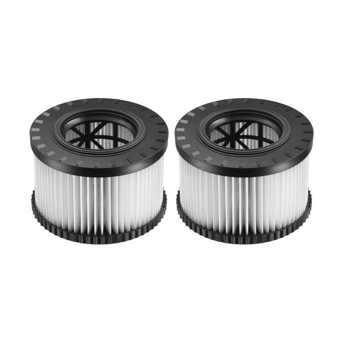 DeWalt Replacement Hepa Filter Set For DWV010 & DW012 Dust Extractors 2pk