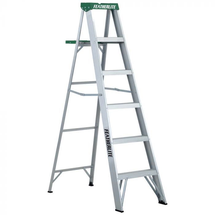Featherlite 6 Medium Duty Aluminum Step Ladder