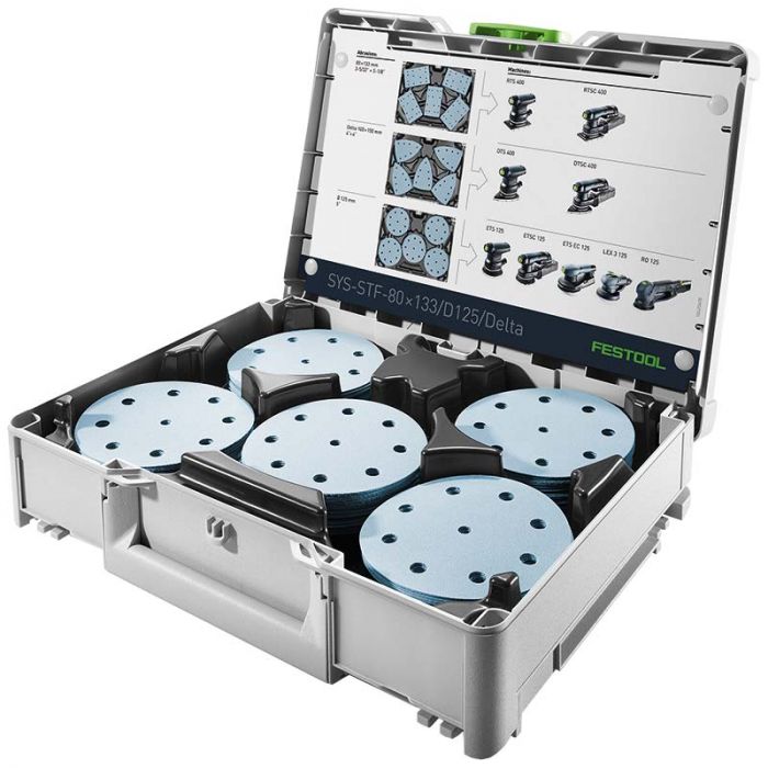 Festool Systainer³ Abrasive Set SYS-STF D125 GR Set