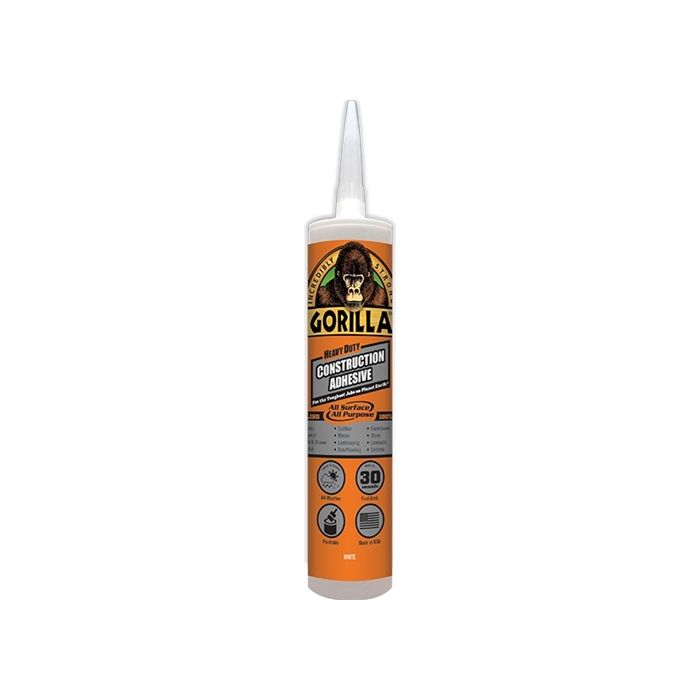 Gorilla 9 oz. Max Strength Construction Adhesive Clear