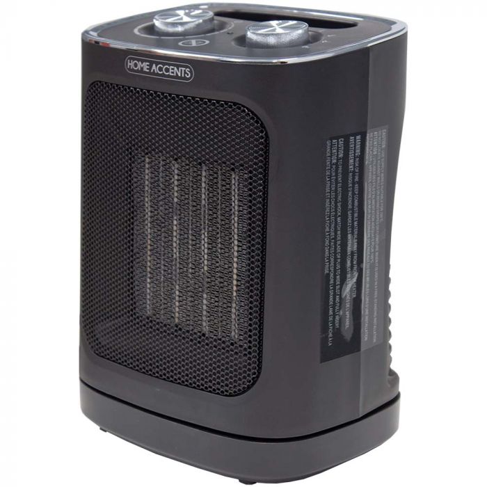 Home Accents 2-Setting Oscillating Ceramic Heater - 5,120 BTU