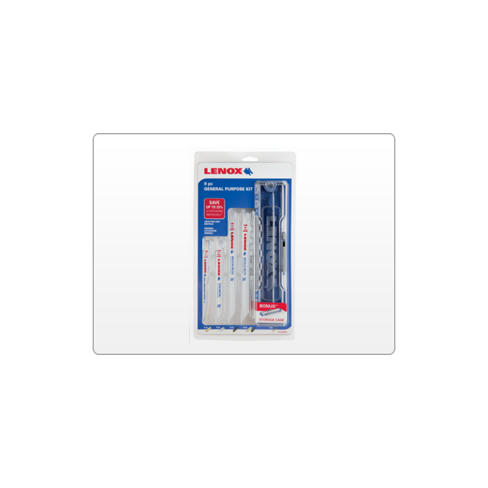 Lenox 9pc Reciprocating Saw Blade Set