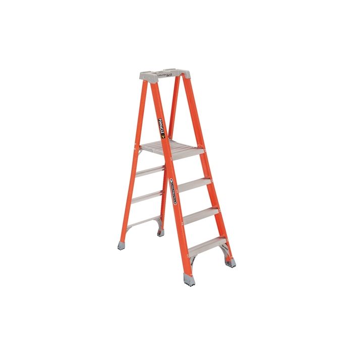 Louisville Ladder 4' Fiberglass Pinnacle Pro Platform 300-Pound Load ...