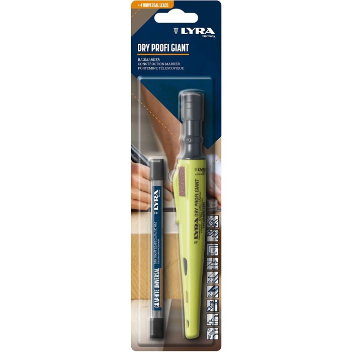 LYRA Dry Professional Giant Construction Marker Pen with Sharpener Paper